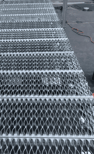 Using Platform Grating in a Custom Maintenance Platform